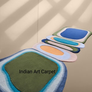 Wool Runner Rug Funky Rugs 2.5x8, 2.5x10, 3.5x10 Runner Tufted Living ...