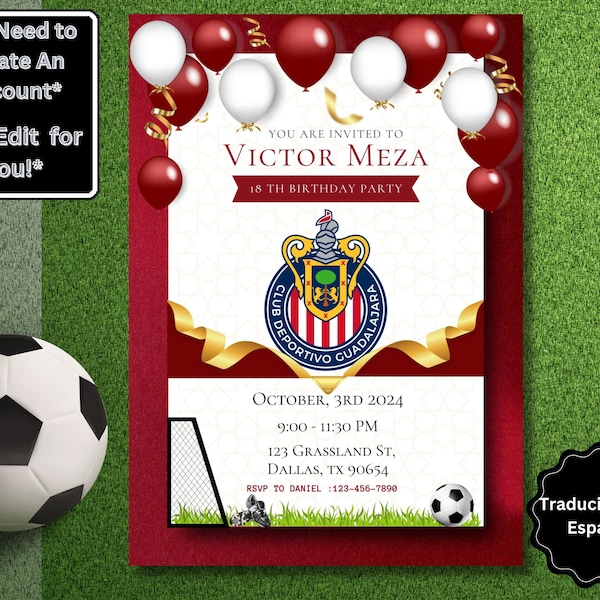 Chivas Invitations - Etsy