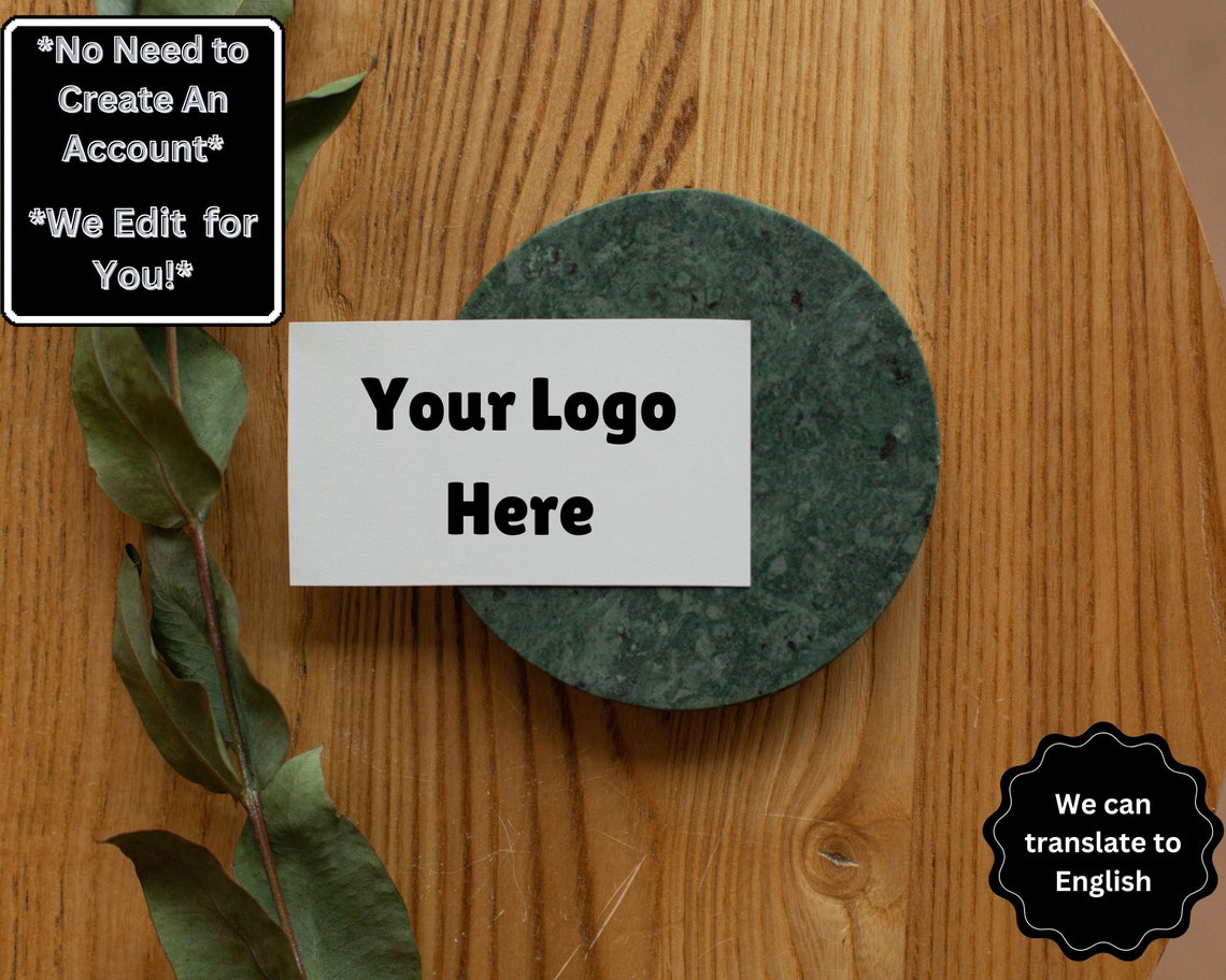 Editable Custom Business Cards - Etsy