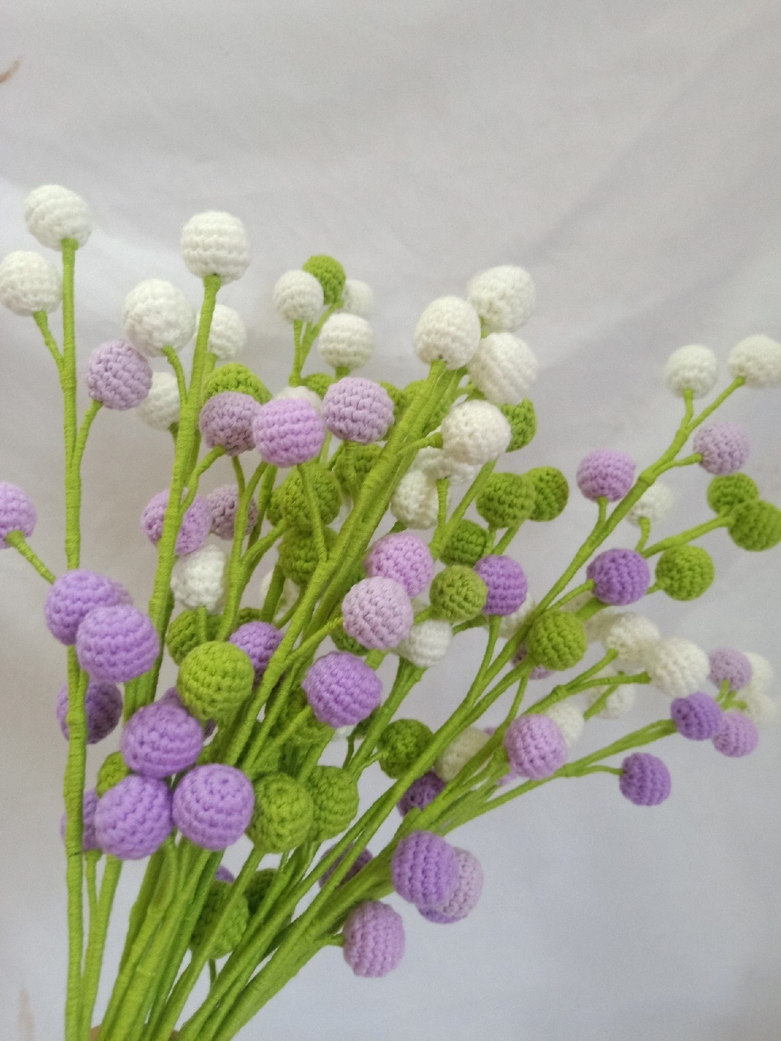 Crochet Daisy Flower Bouquet Beautiful Room Decor Knitted Flowers - Etsy