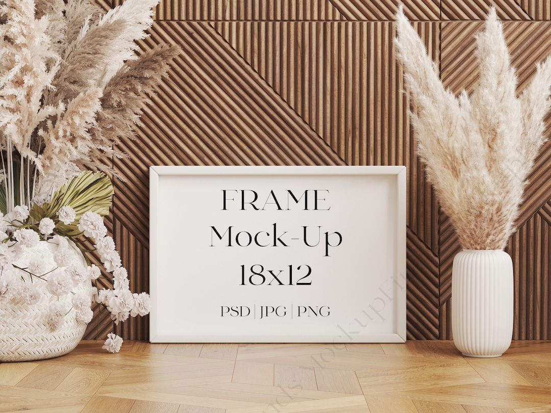 Landscape 18x12 Size Frame Mockup Set Landscape Frame 3:2 Mockup ...