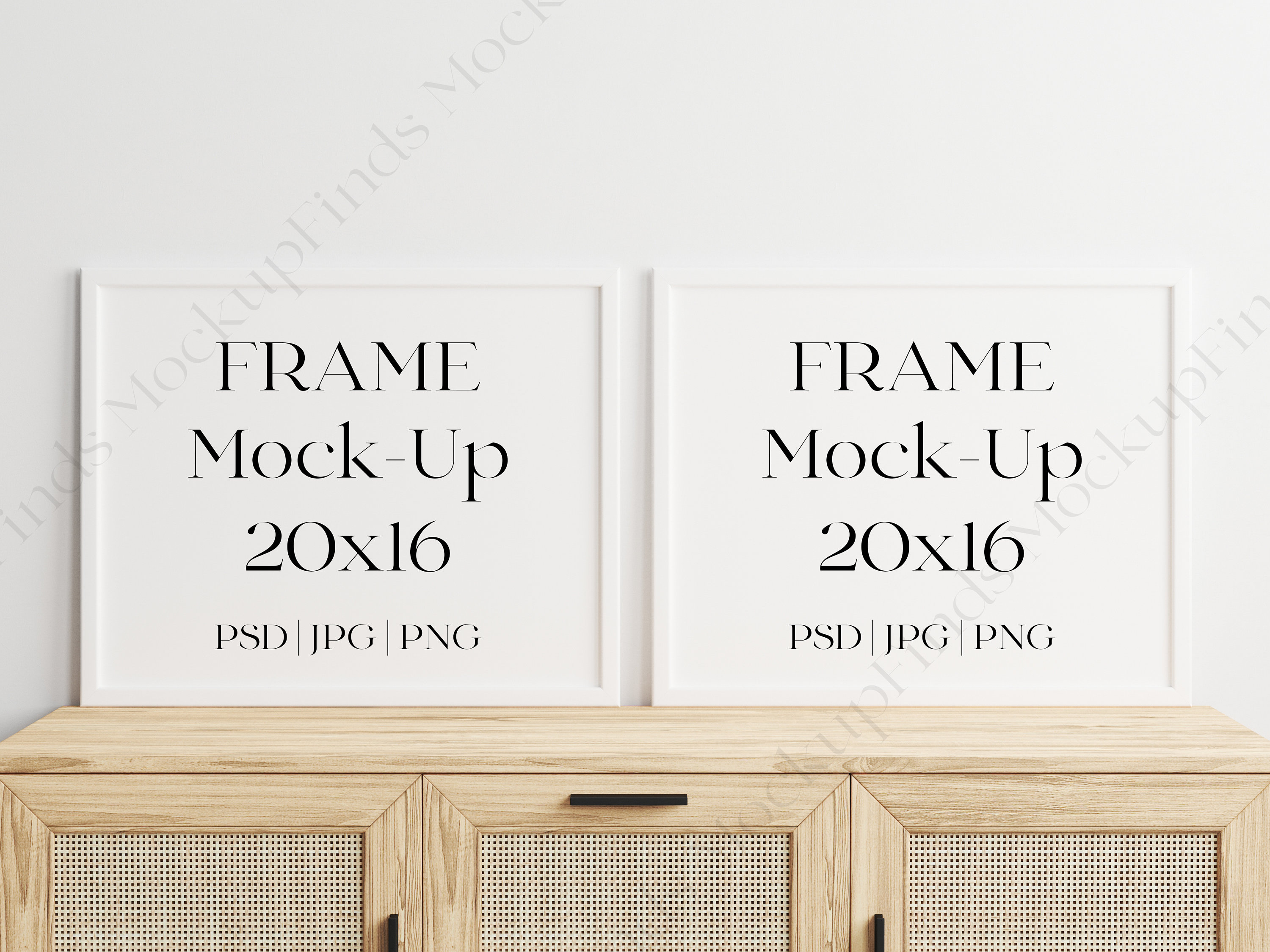 Landscape 20x16 Frame Mockup Set 5:4 Frame Mockup Photoshop Frame ...