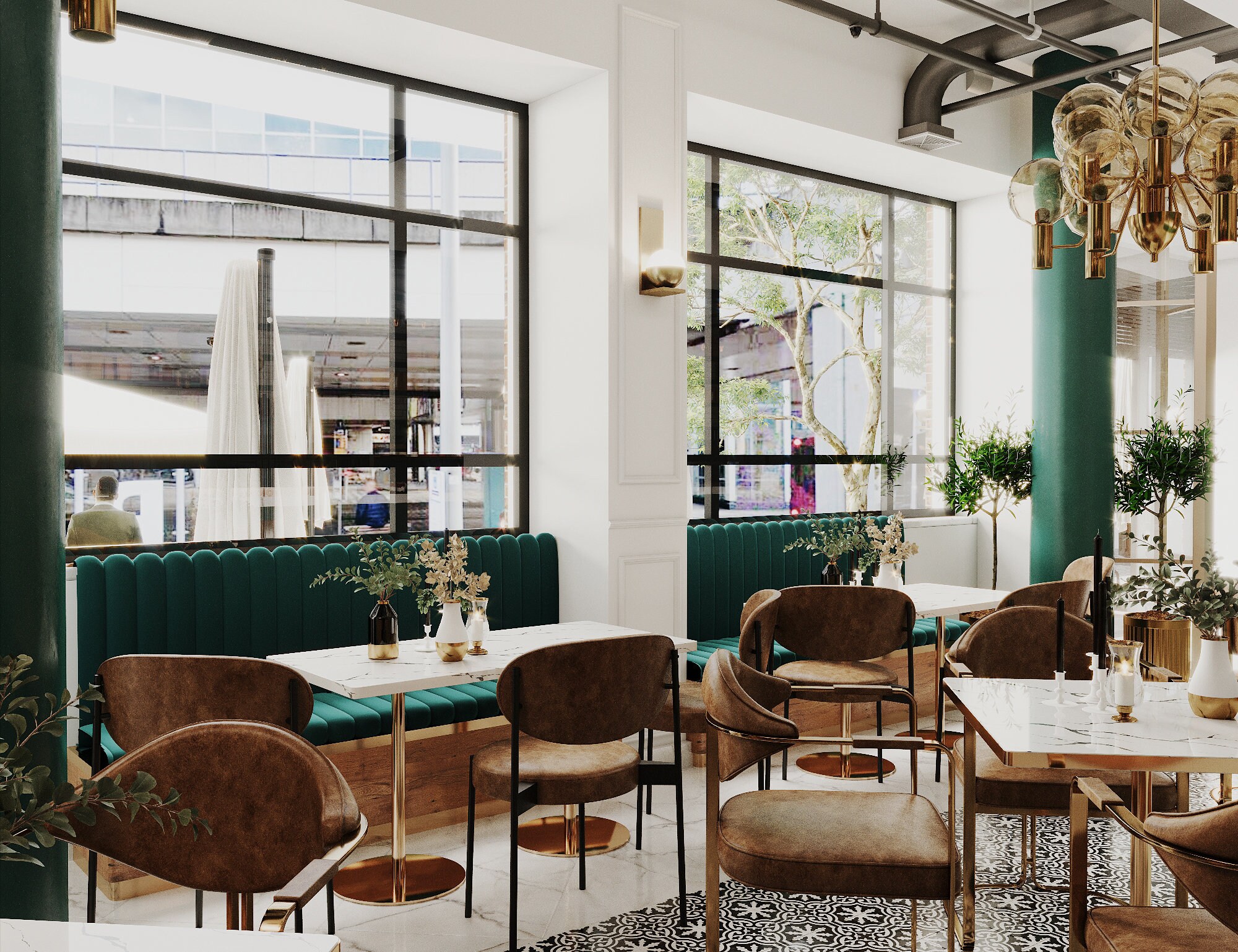 3D Cafe Design 3D Restaurant Design Customize Interior - Etsy