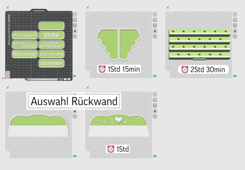 Digital STL File Sales Display Pens - Straws | Toppers | Stands | 3D ...
