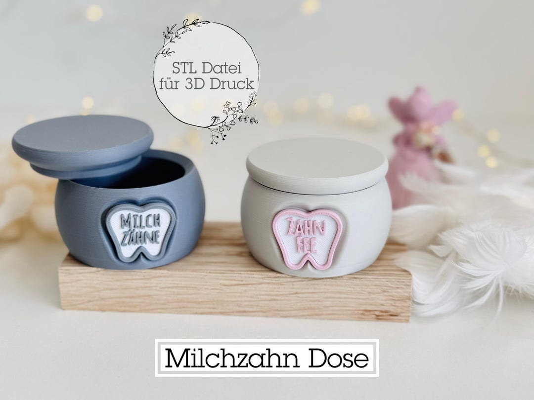 Digital STL File Tooth Fairy | 3D Printing | Baby Teeth - Etsy