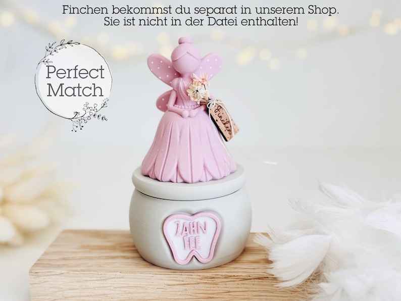 Digital STL File Tooth Fairy | 3D Printing | Baby Teeth - Etsy
