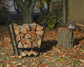V Firewood Rack - Etsy