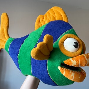 Fish Puppet Pattern PDF - Etsy