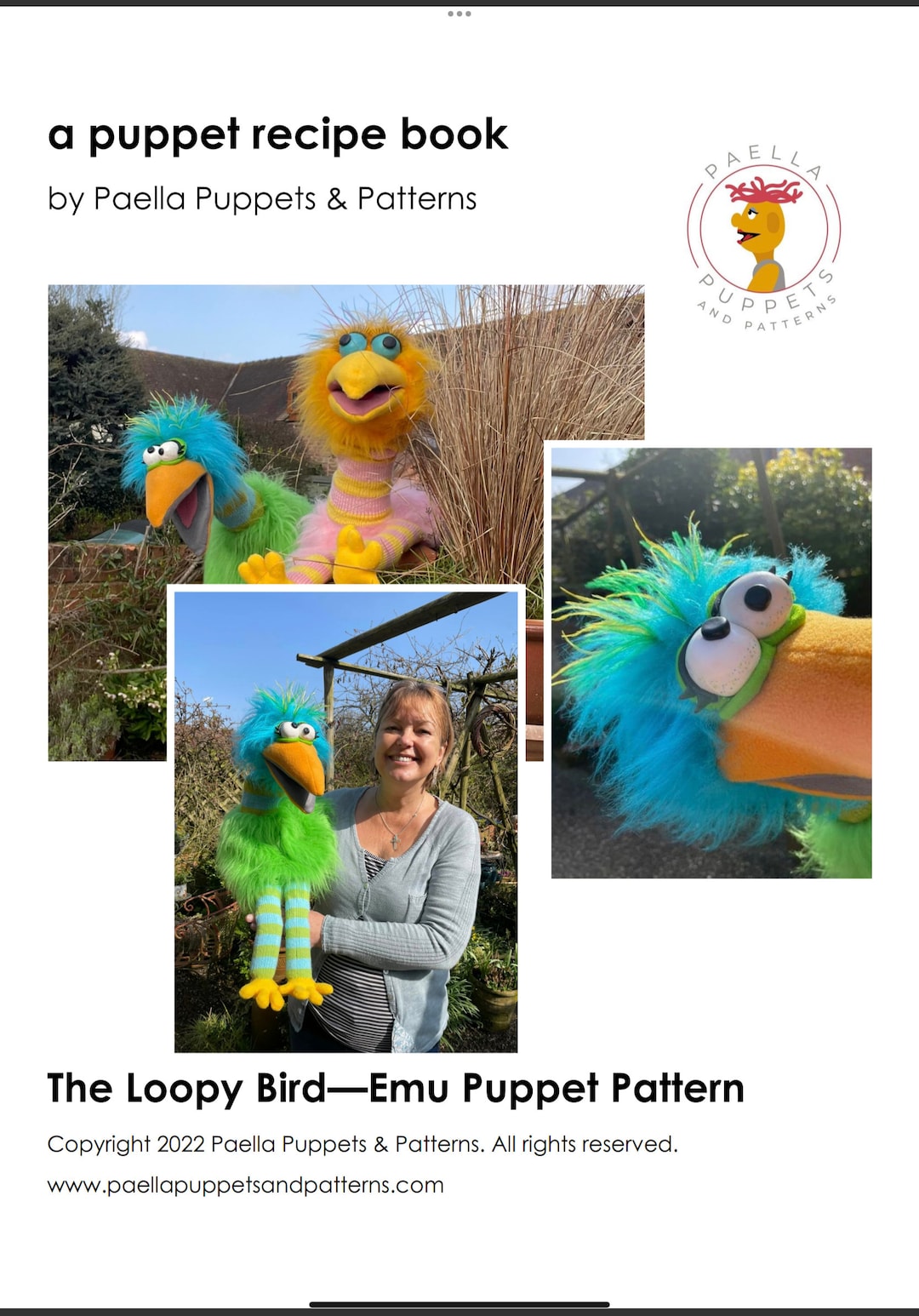 The Loopy Bird Puppet Pattern - Etsy UK