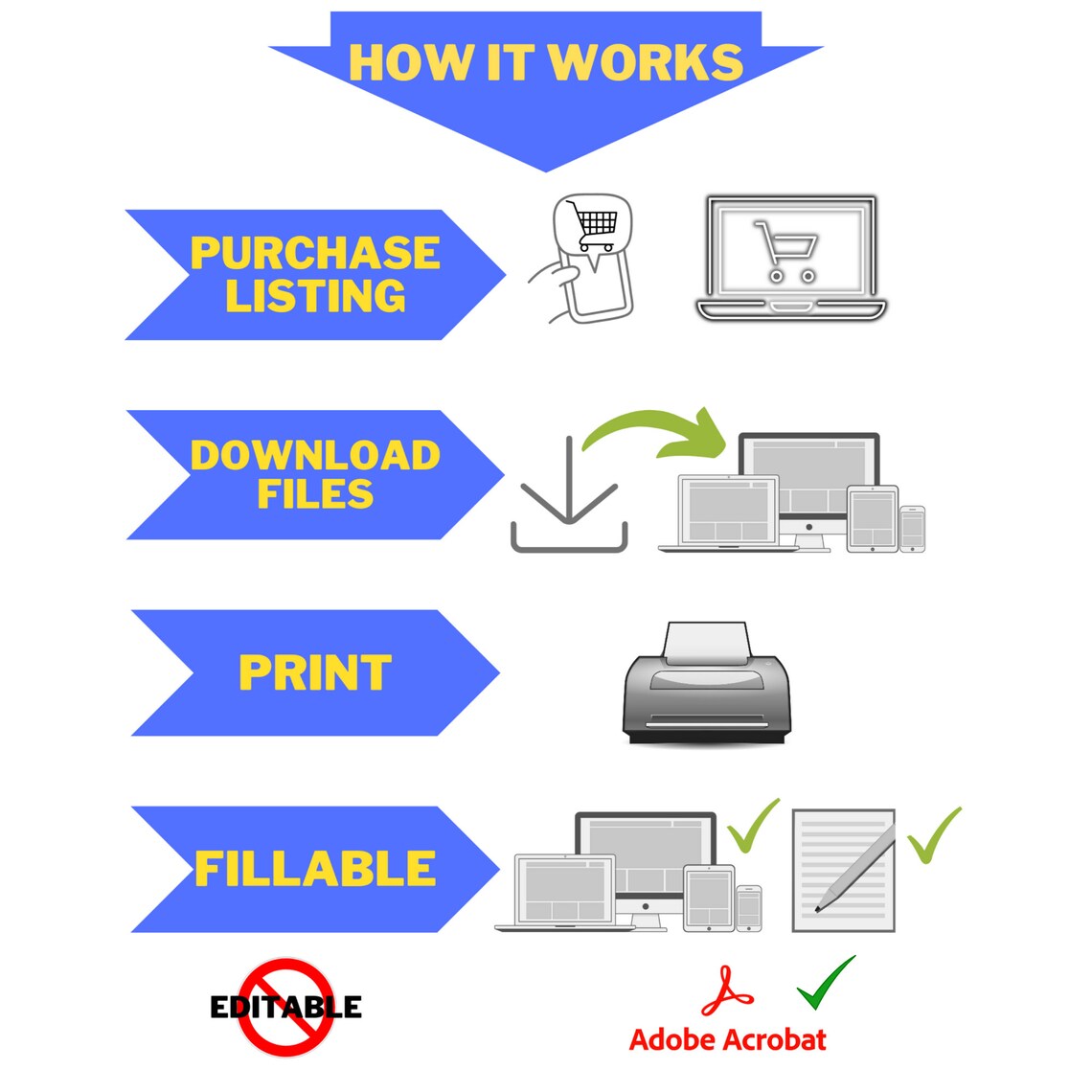 Printable and Digital Fillable Undated Weekly School Planner and Agenda ...
