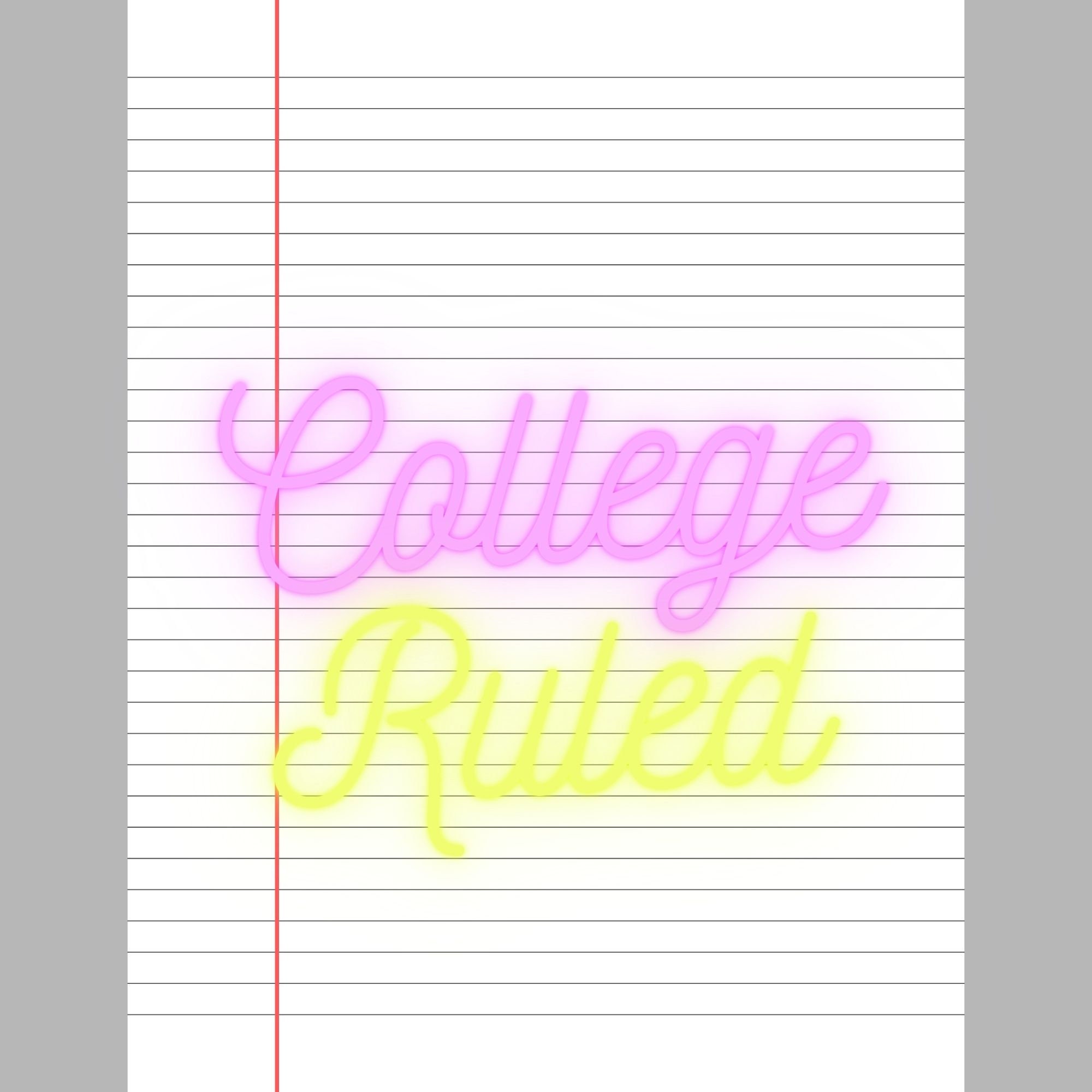 Printable College Ruled Paperjournal Pagelined Paper4x4 - Etsy