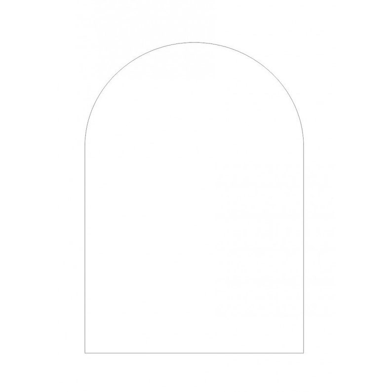 3mm Clear Frost Cast Acrylic Arch Blank Size A5, A4, A3, A2 - Etsy