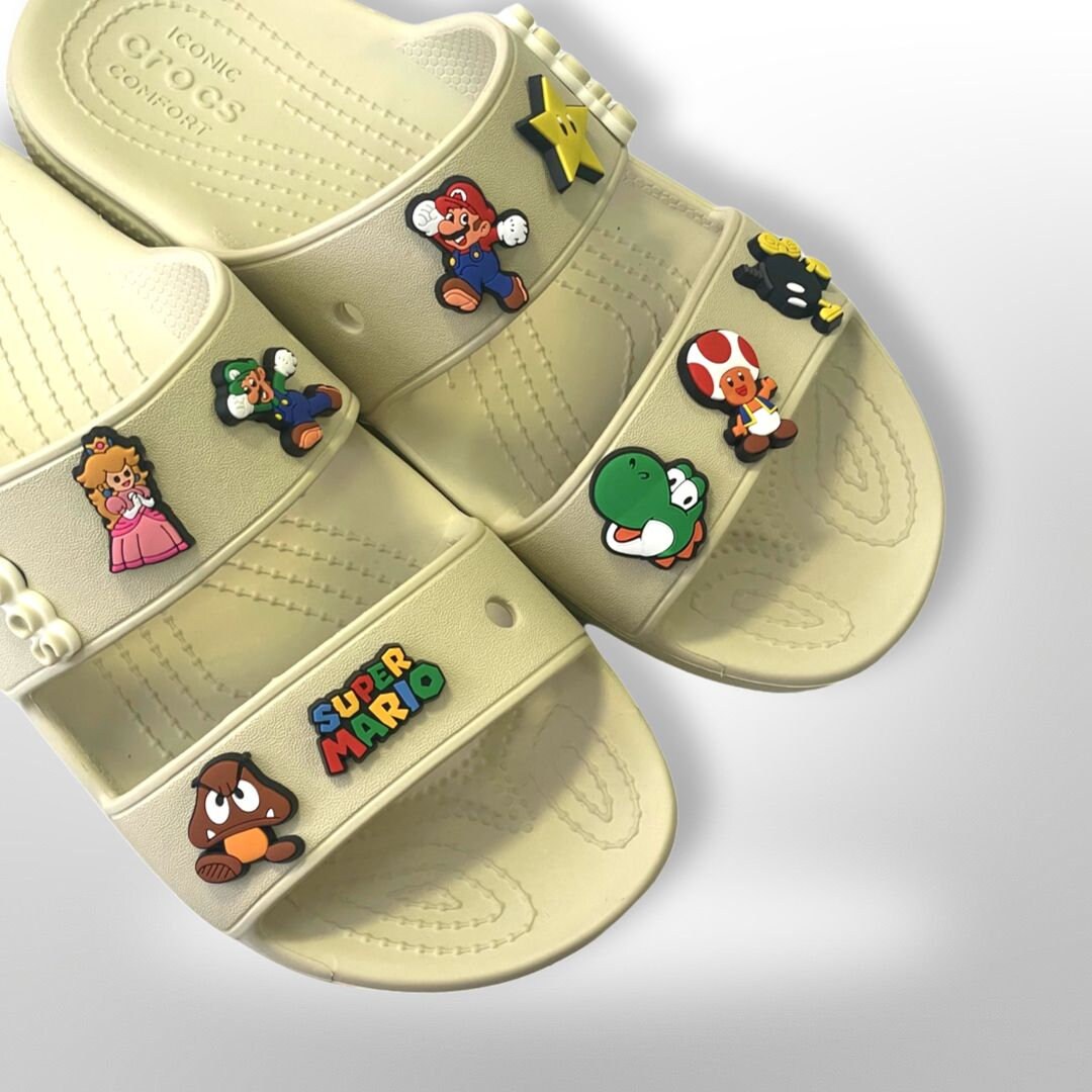 Mario Croc Charm Super Mario Decorative Shoe Charm for Crocs - Etsy
