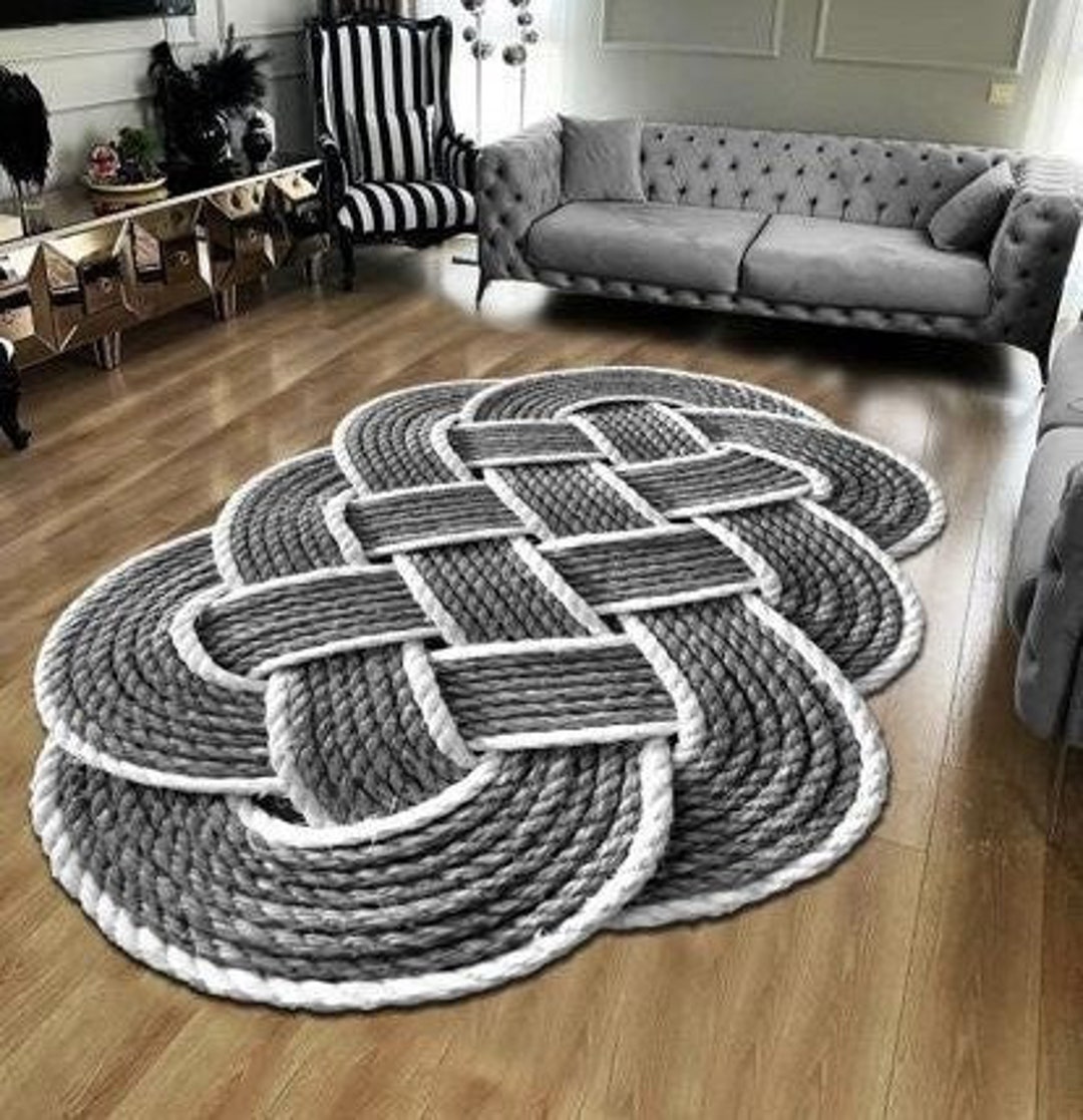 Gray Wicker Model Rug, Gray Digital Print Rug, Washable Area Rugs, Rugs ...