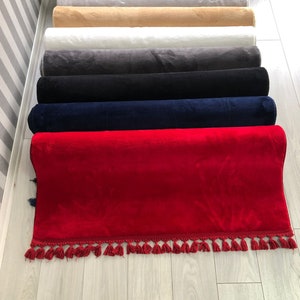 Dark Blue Plush Rug, Navy Feather Rug, Fringed Rug, Navy Soft Rug, for ...