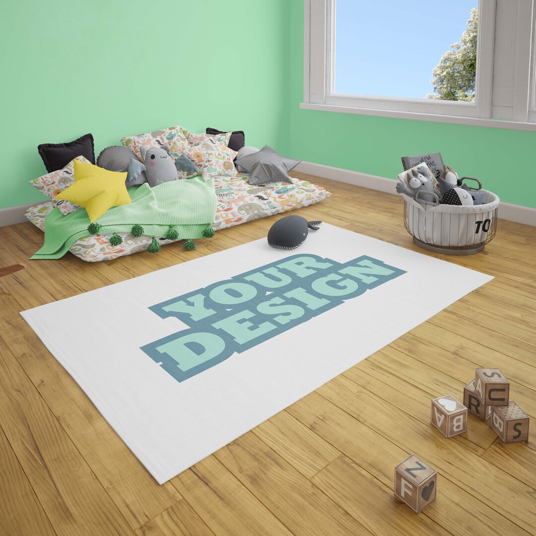 Custom Nursery Rug, Personalized Rug, Available in 66 Sizes, Printed ...