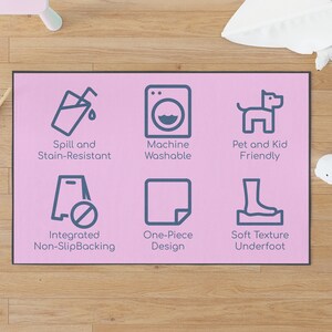 Custom Logo Rug, Available in 66 Sizes, Photo Carpet, Personalized Rugs ...