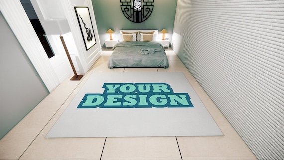 Custom Logo Rug Available in 66 Sizes Photo Carpet - Etsy