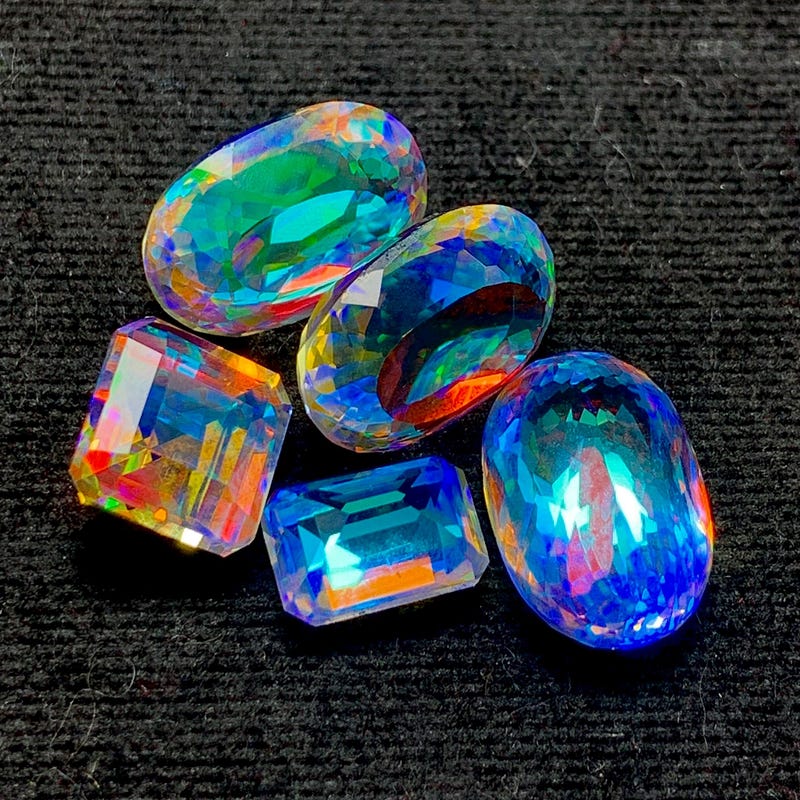 Rainbow Topaz - Etsy