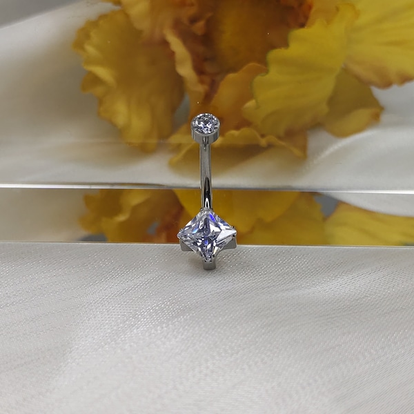 Floating Navel Ring - Etsy