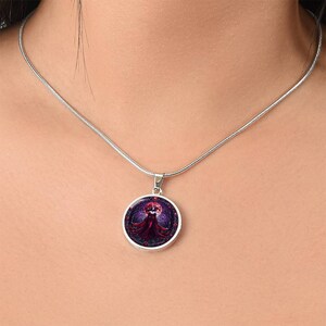 Enigmatic Vampire Queen Medallion Dark Fantasy Vampire Pendant ...