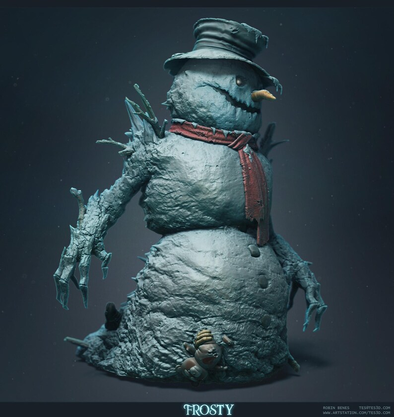 Frosty _ 3D Print - Etsy