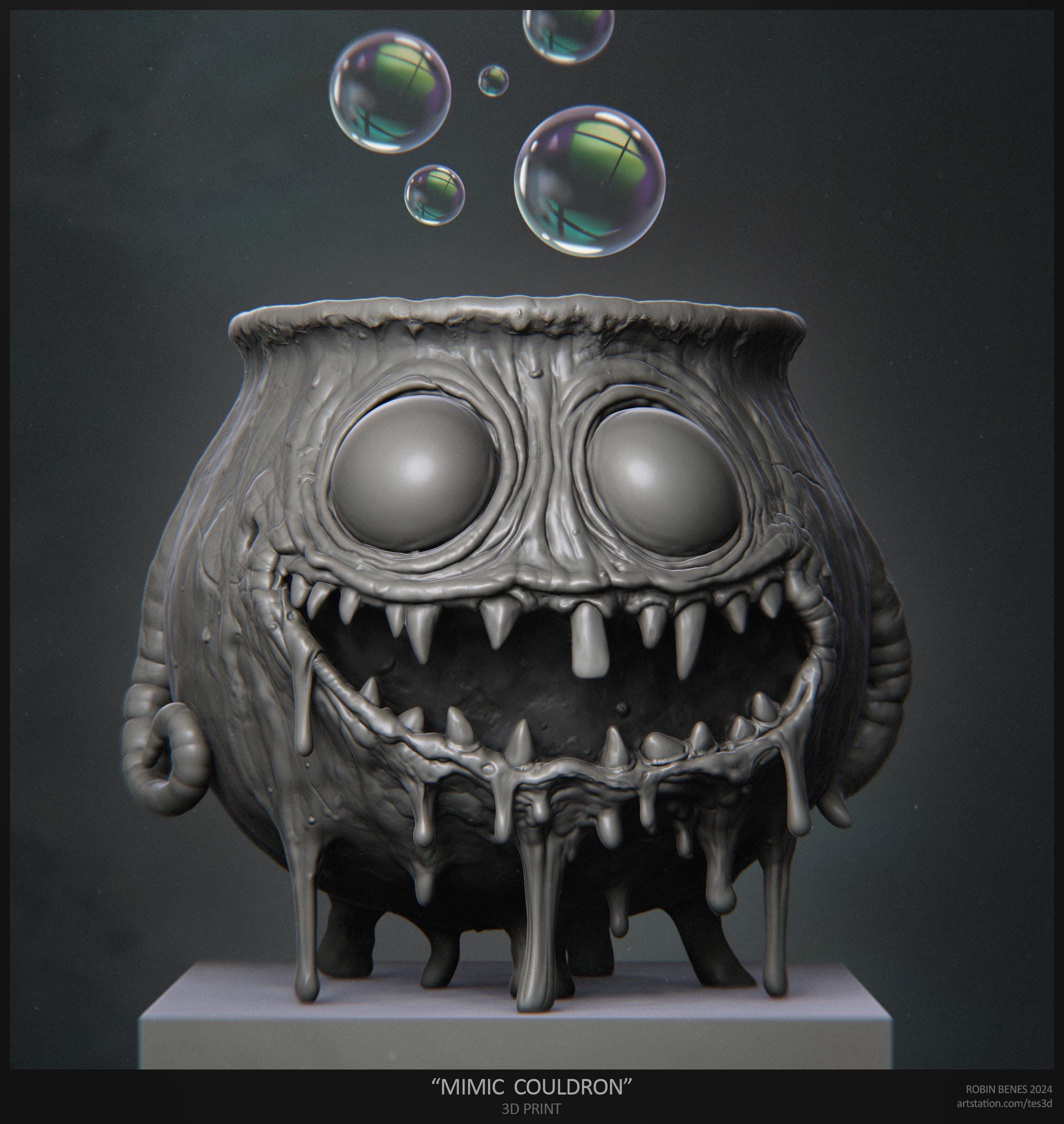 Mimic Couldron - 3D Print Files - Etsy