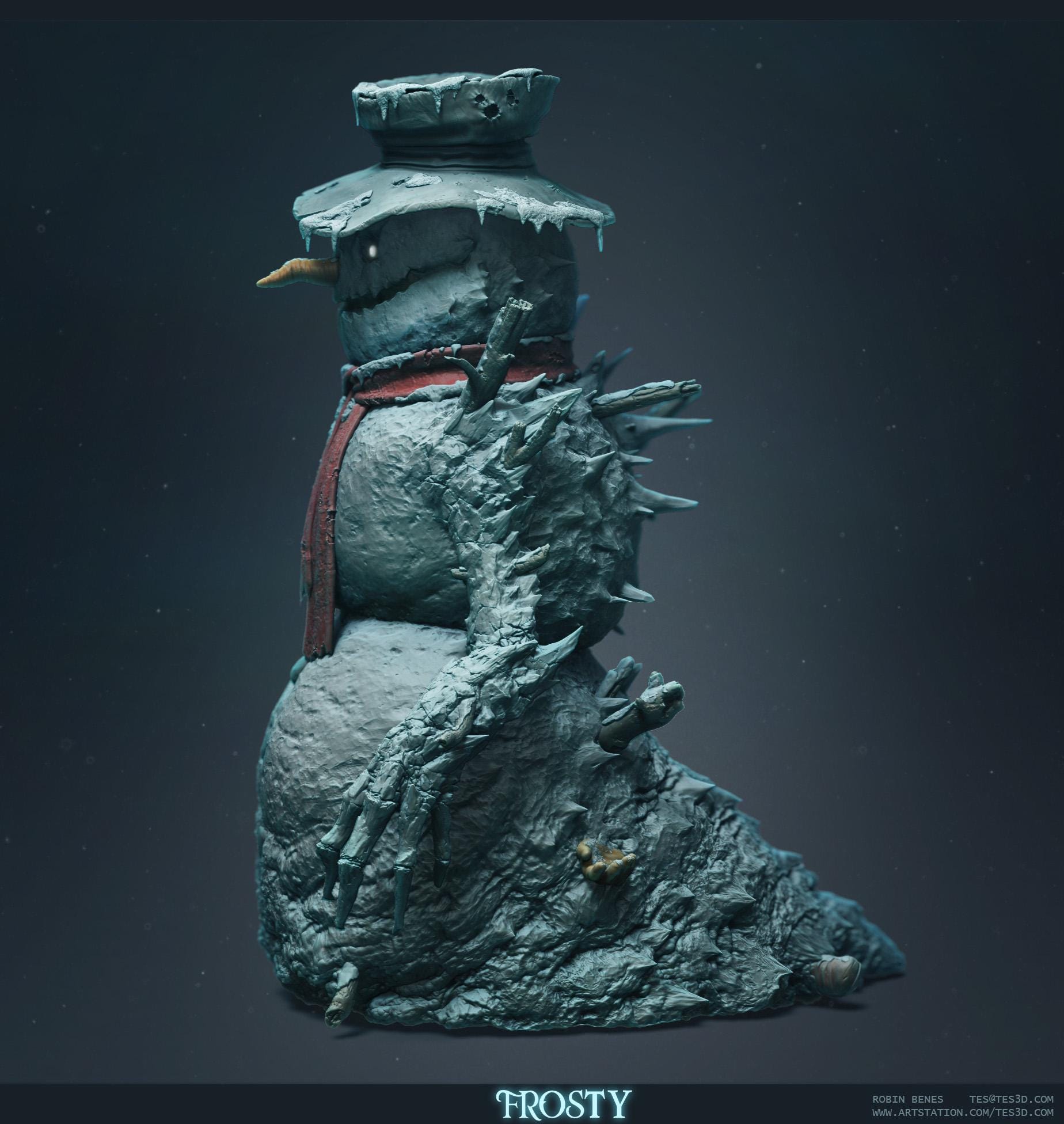 Frosty _ 3D Print - Etsy