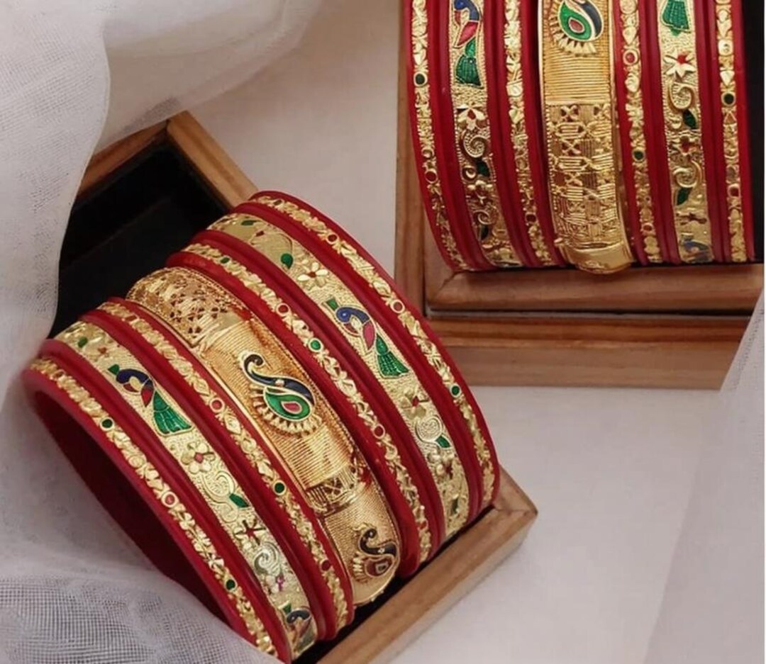 Rare Find Unique Indian Punjabi Bridal Traditonal Chuda Set/ Wedding ...