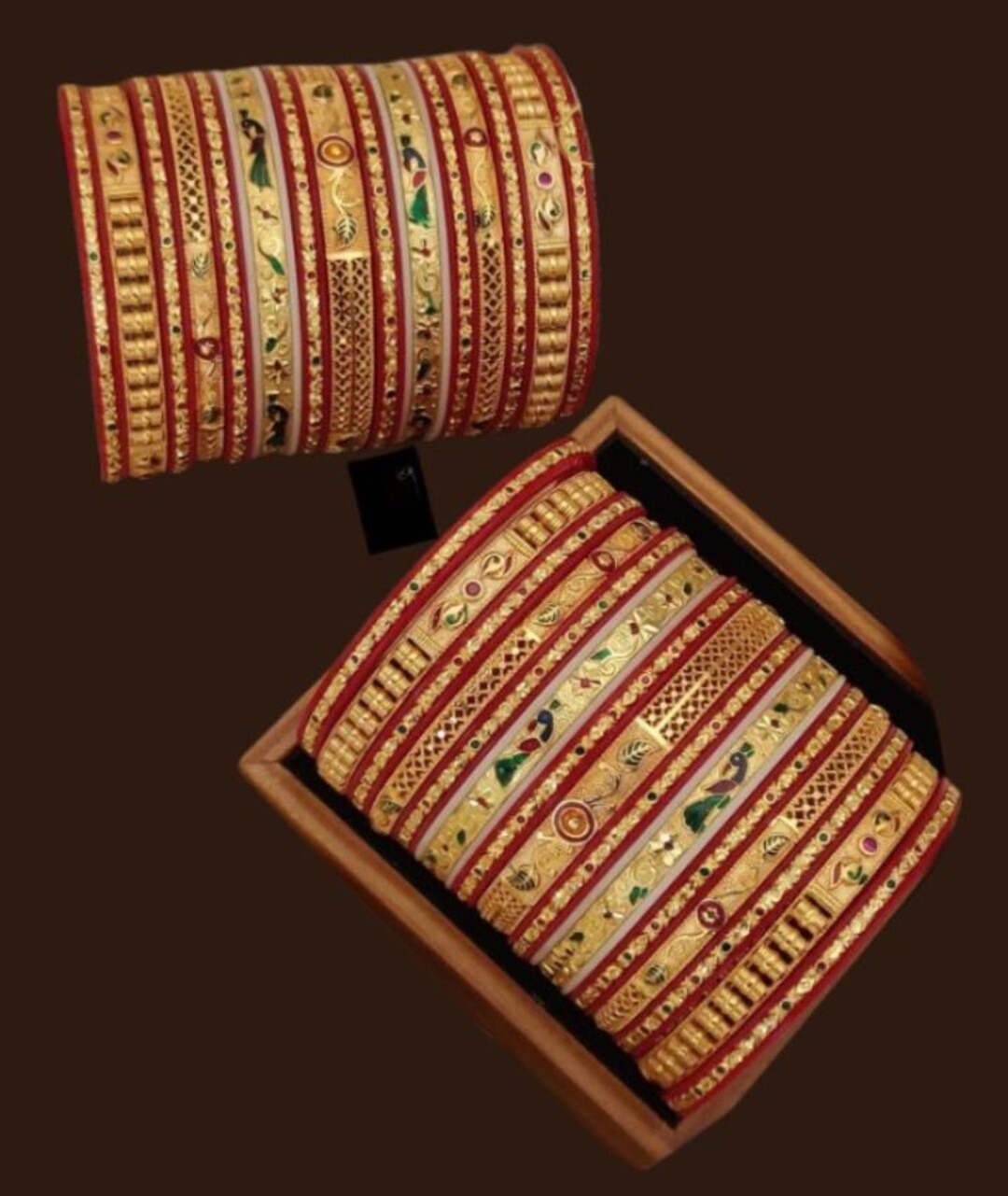 Rare Find Unique Indian Punjabi Bridal Traditonal Chuda Set/ Wedding ...