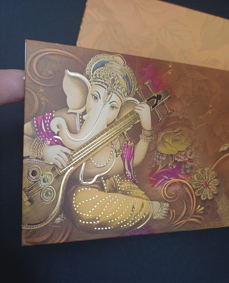 Lord Ganesha Wedding Envelopes: Shagun Money Wallets, EID Diwali Cards ...