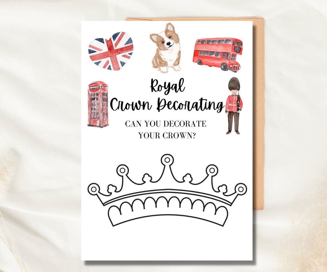 Queen Elizabeth Printable, Queen Print, Queen Elizabeth Activities for ...