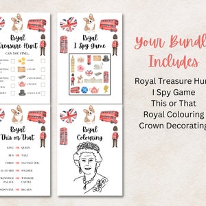 Queen Elizabeth Printable, Queen Print, Queen Elizabeth Activities for ...