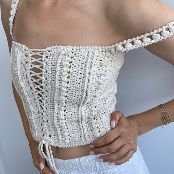 Knitted Corset - Etsy