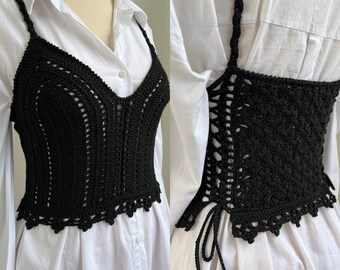 Briar Bodice Pattern Crochet Crop Top Corset Pattern - Etsy