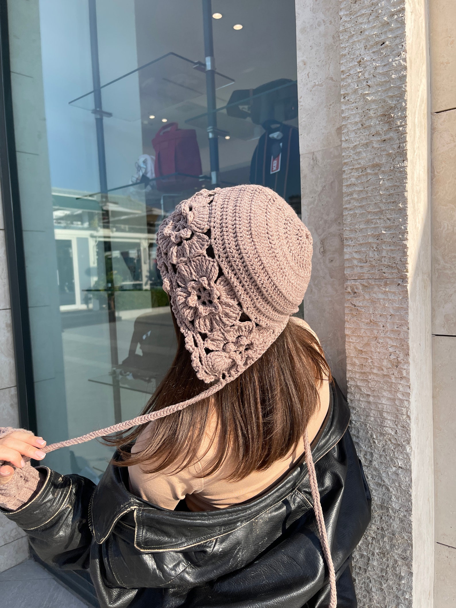 Knitted Openwork Cap in the crochet Style - Etsy