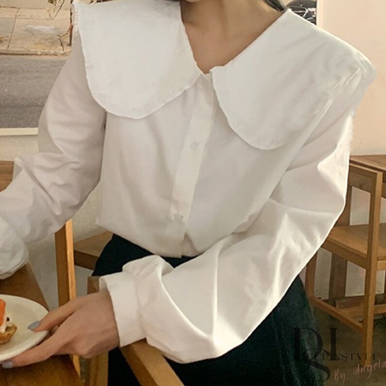 PDF Sewing Pattern Peter Pan Collar Blouse Sewing Patterns & - Etsy