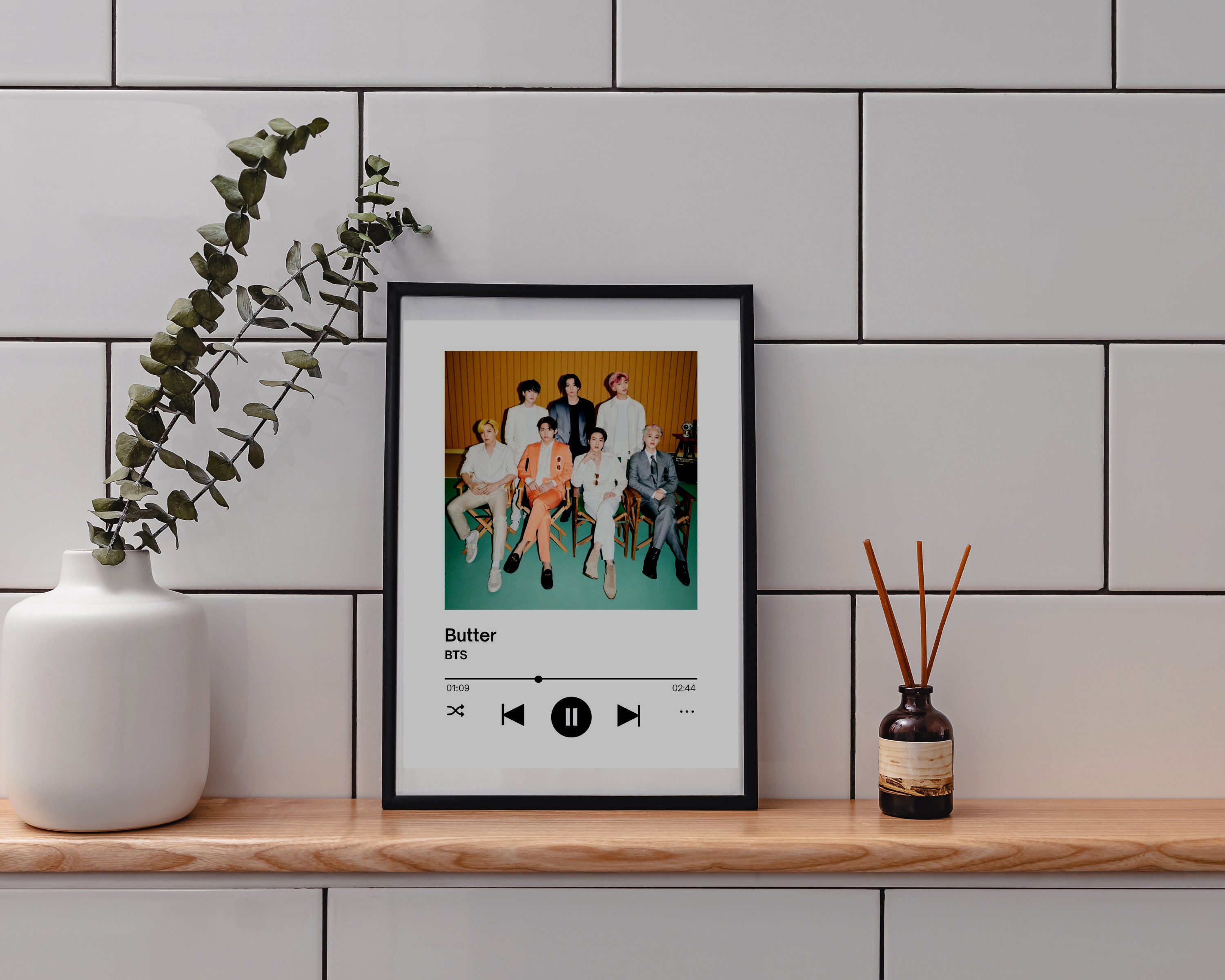 BTS Butter Music Player Instant Download Printable Wall Art Aesthetic ...