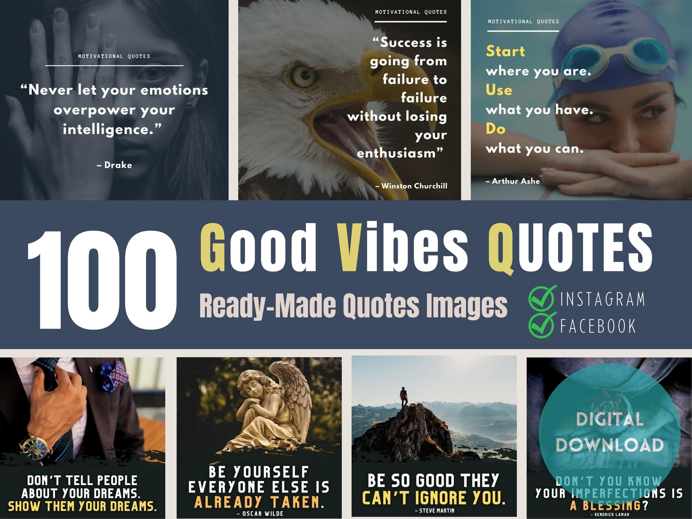 Good Vibes Quotes Images / Motivational Quotes / Inspirational Quotes ...