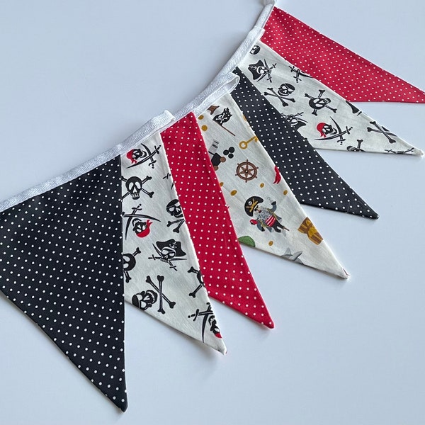 Pirate Bunting - Etsy UK