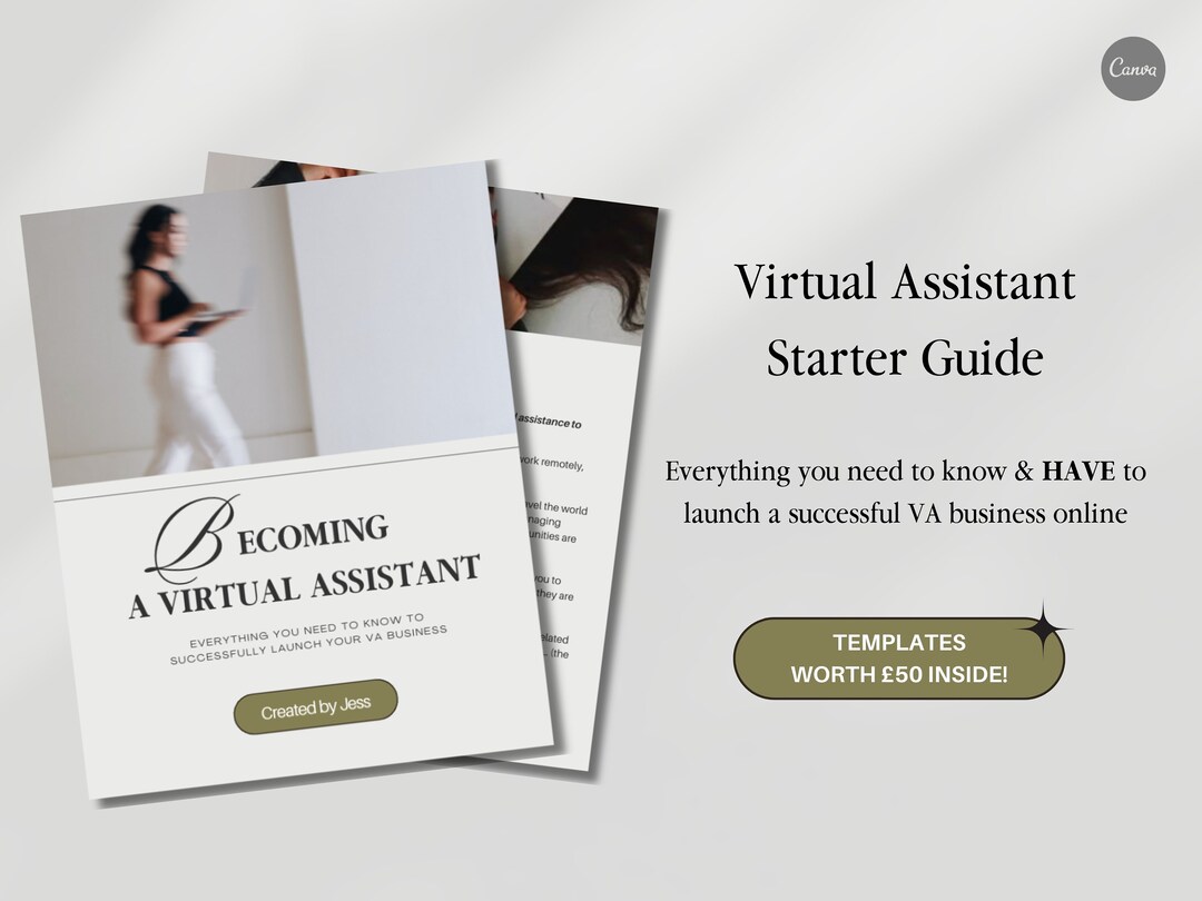 Virtual Assistant Business Starter Pack: Guide & Templates - Etsy