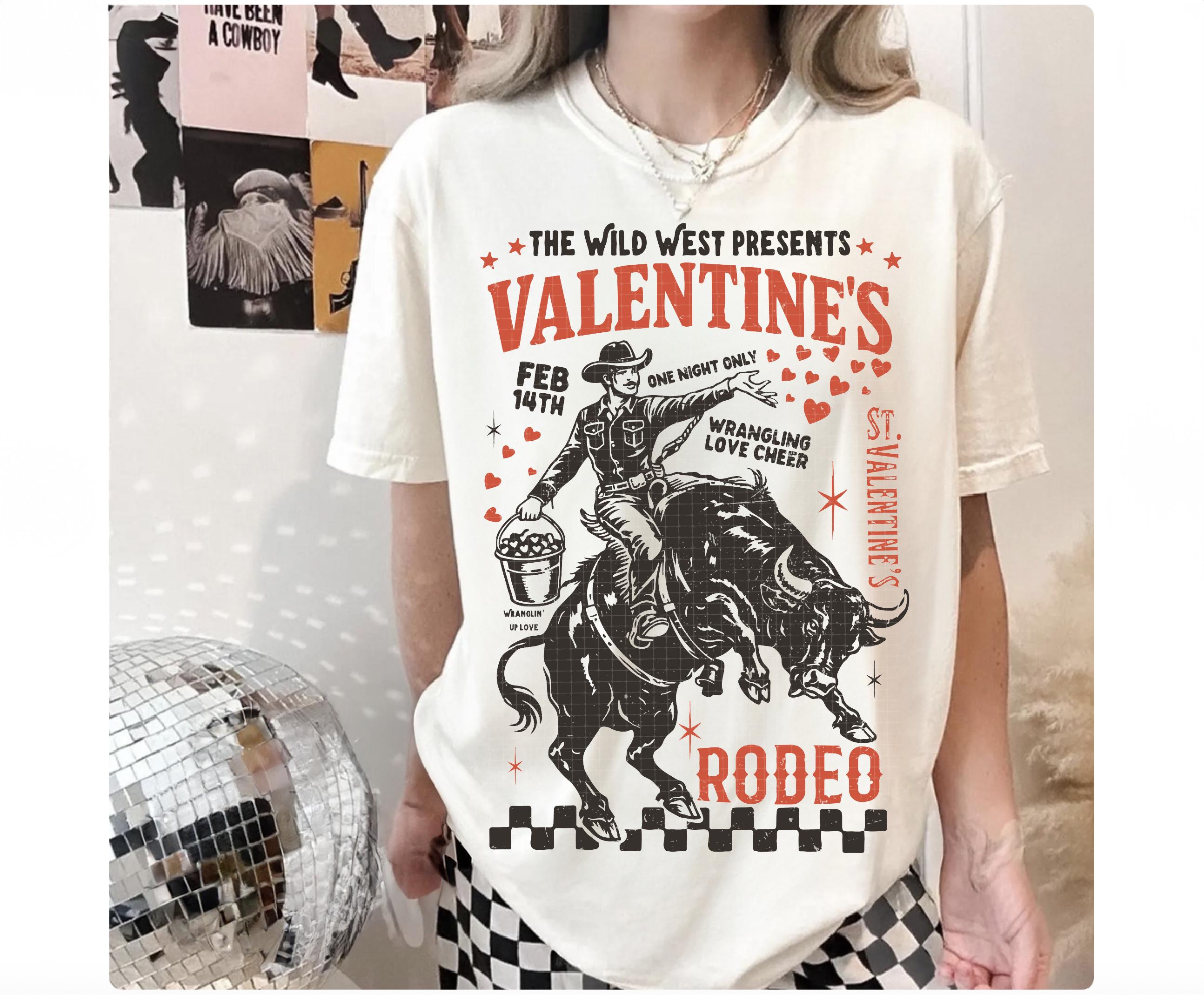 St Valentine’s Rodeo Cowboy Valentine PNG Western Vintage Country ...