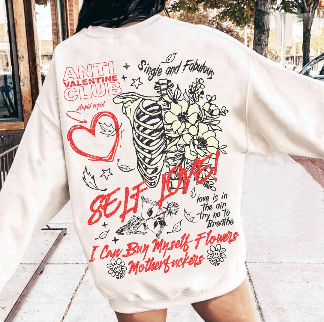 Anti Valentine Club Png-valentine's Day Png Sublimation Digital ...