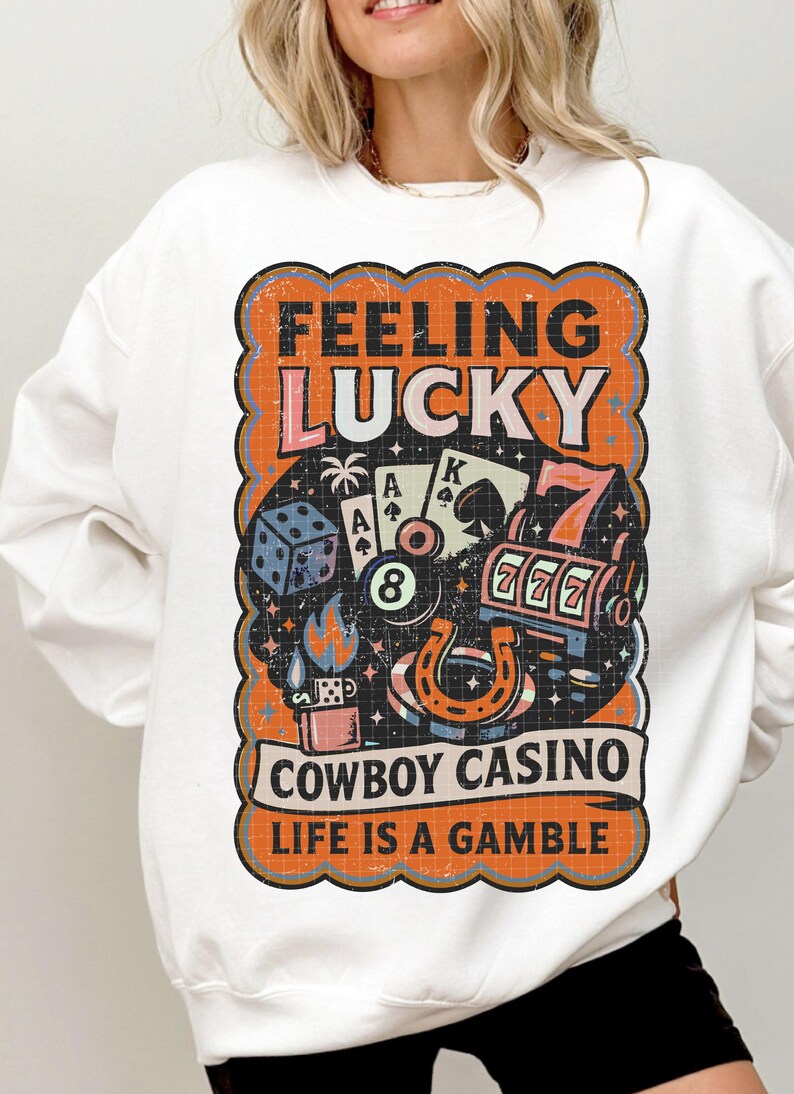 Cowboy Casino Png Life is A Gamble Western Cowboy Png Feeling Lucky Png ...