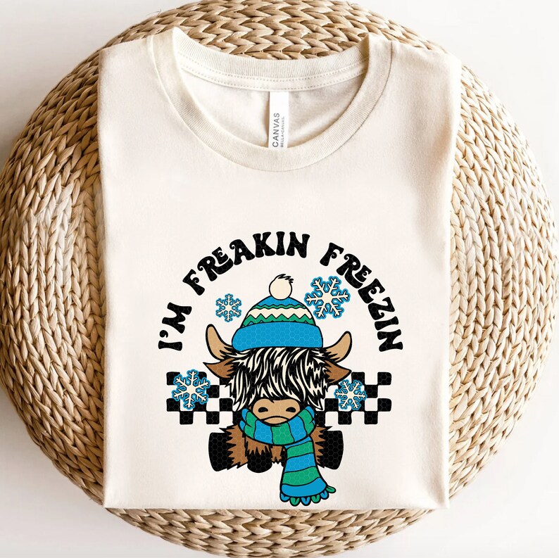I'm Freakin Freezin Png, Sublimation Design Download, Hello Winter Png ...