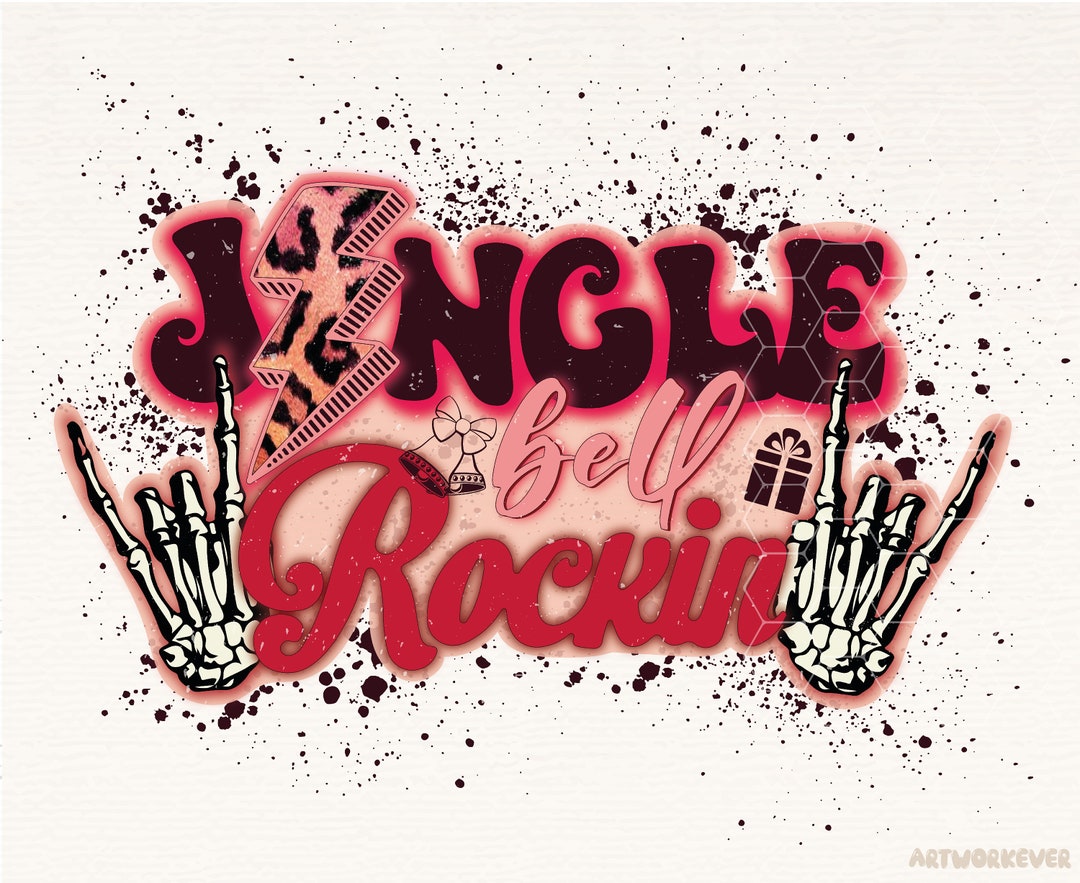 Jingle Bell Rockin’ Png, Christmas Png, Retro Christmas Sublimation PNG ...