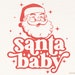 Santa Baby Png Retro Christmas Sublimations Designs - Etsy