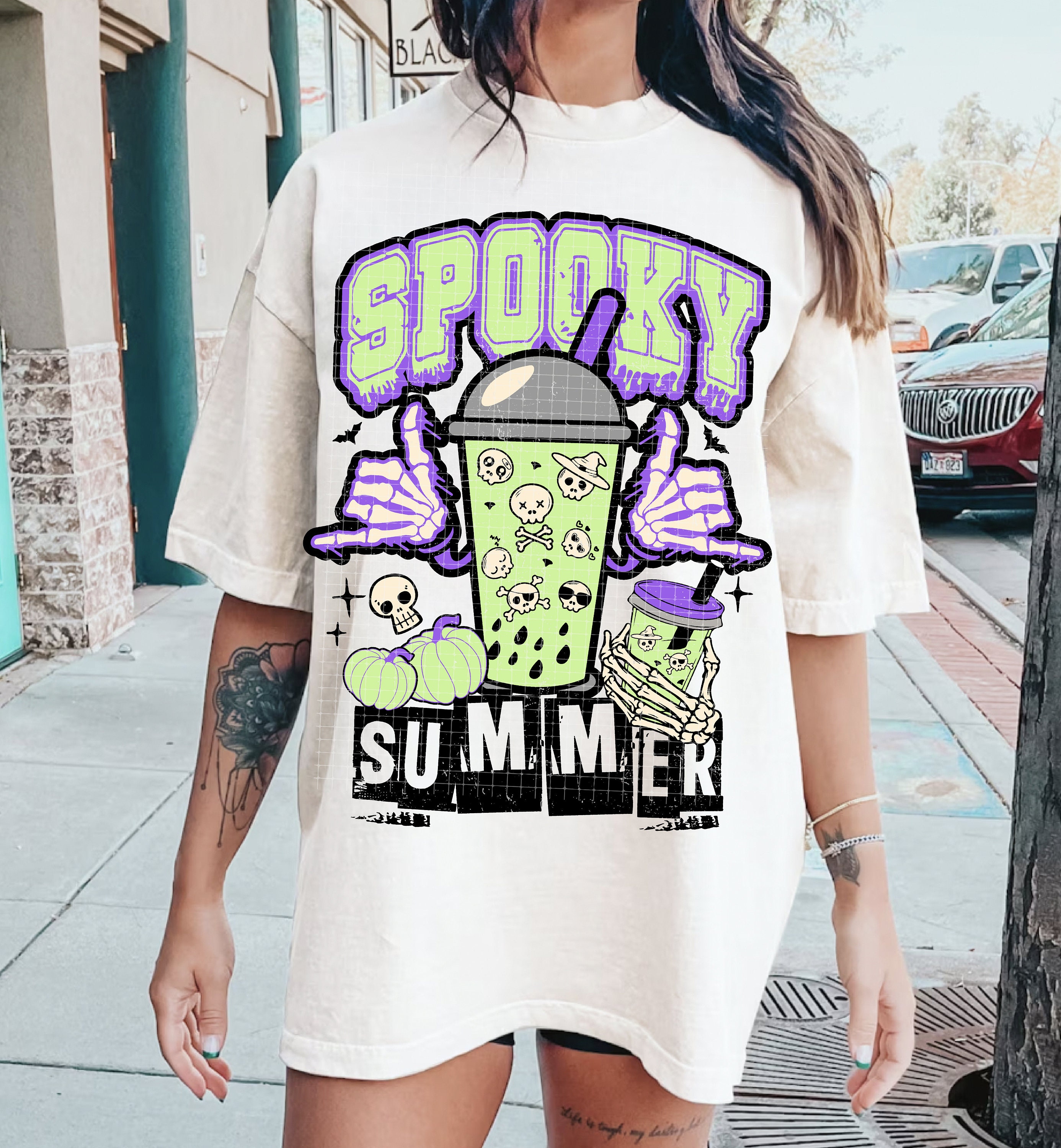 Spooky Summer PNG, Summer Vibes Png, Skeleton, Spooky Season, Goth ...