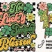 Not Lucky Simply Blessed Roman 4:7-8 Png, St Patricks Day Png, Bible ...