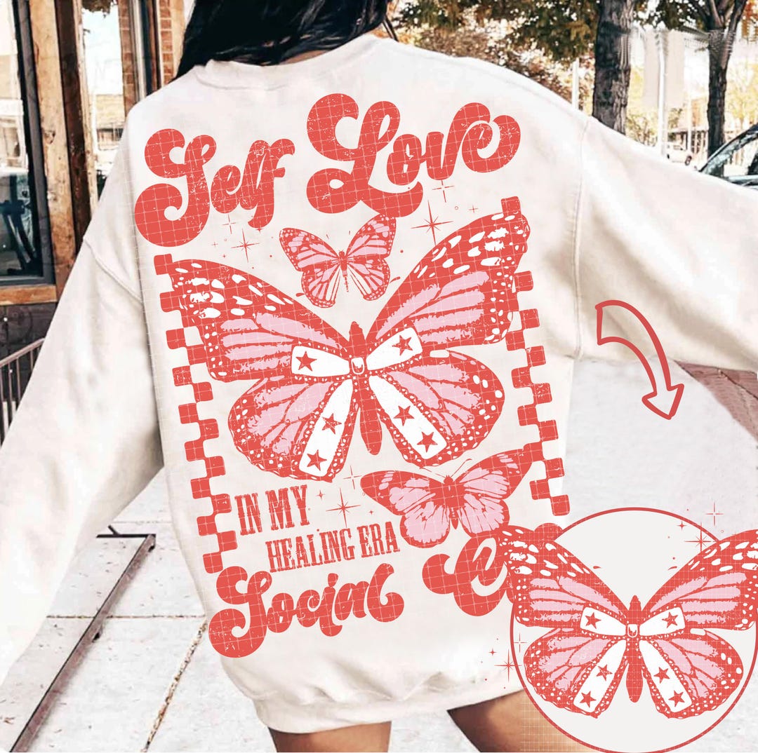 Retro Self Love Social Club Png Trendy Valentines Png Self Love Social ...